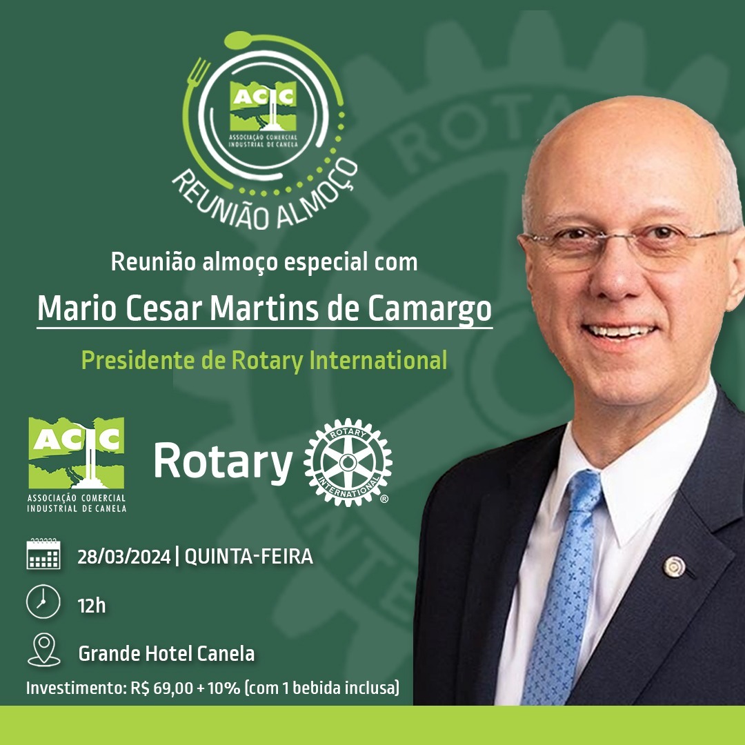 Reunião Almoço: palestra com Mário César Martins de Camargo, presidente ...