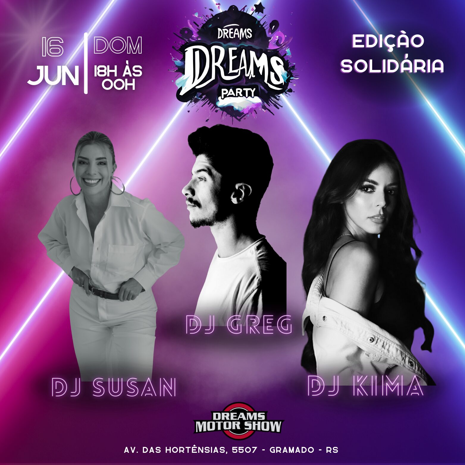 Dreams Party - Edição Solidária: Uma Noite de Diversão e Solidariedade ...