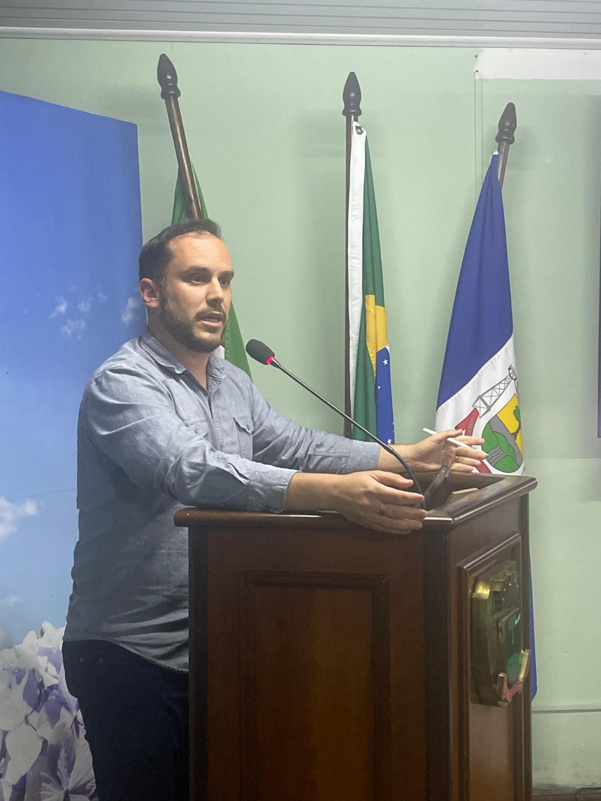 Vereador Felipe Caputo precisou de auxílio da Brigada Militar em ...