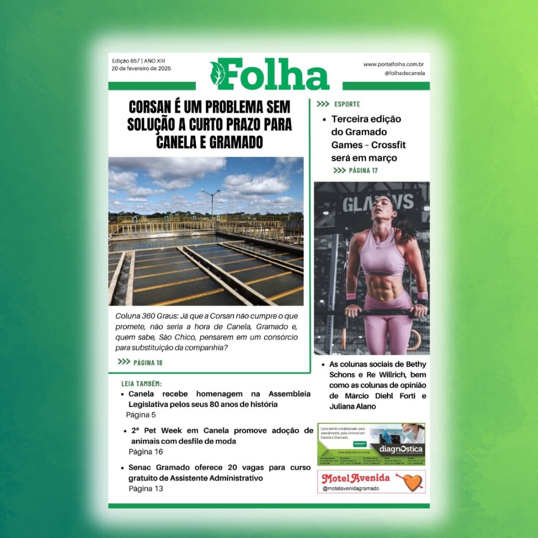 Edição n.º 657, de 20 de fevereiro de 2025 | Portal da Folha