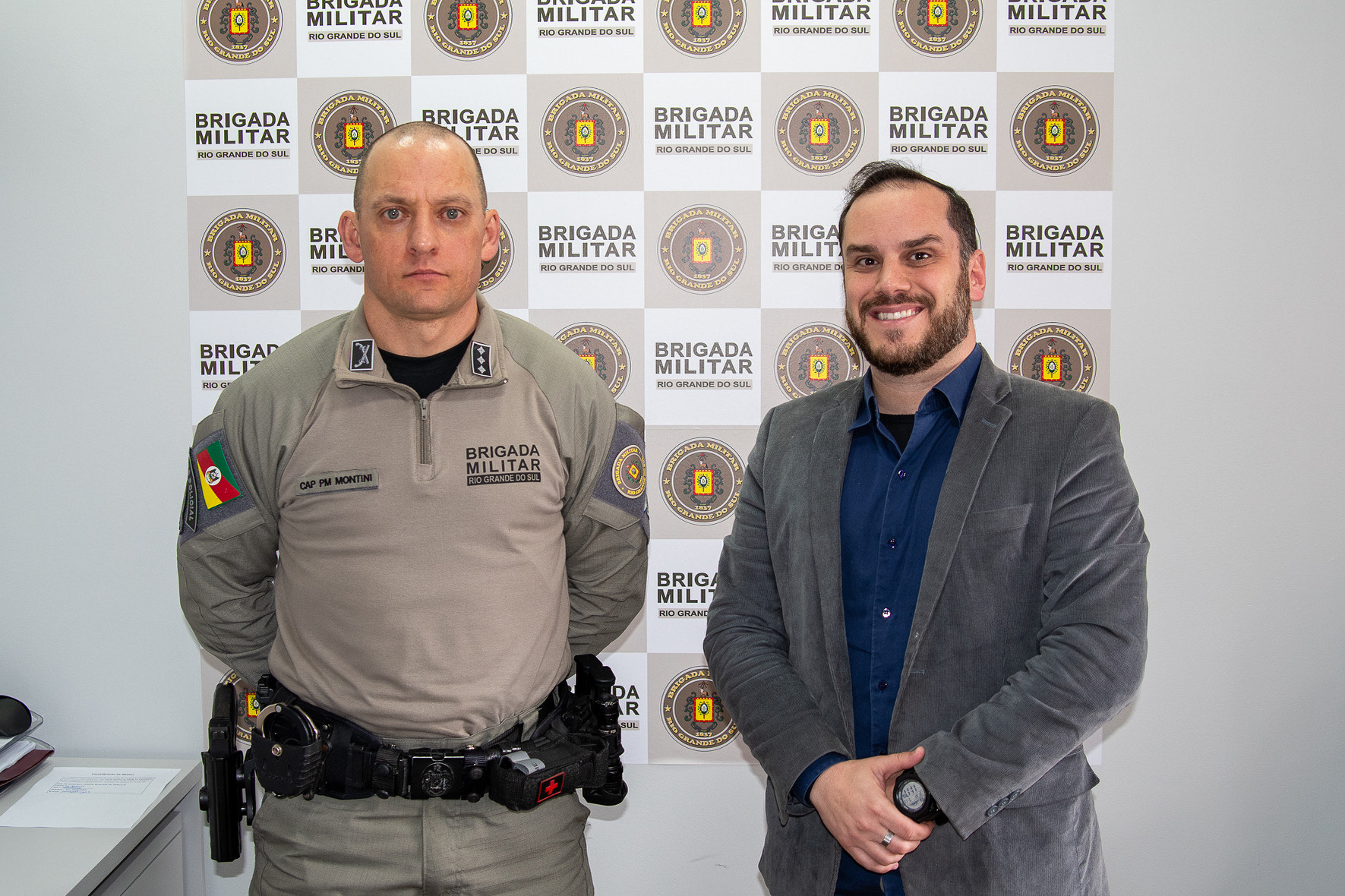 Felipe Caputo visita a Brigada Militar e reforça apoio à segurança ...